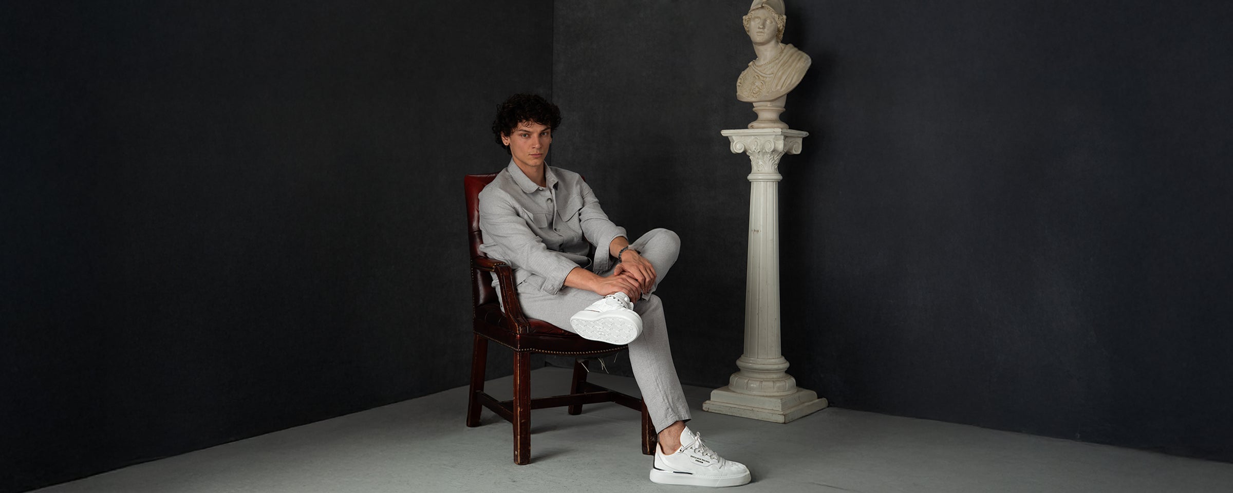 Benjamin Berner Swiss Genuine Leather Handcrafted Luxury Sneaker
