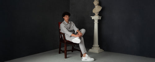 Benjamin Berner Swiss Genuine Leather Handcrafted Luxury Sneaker