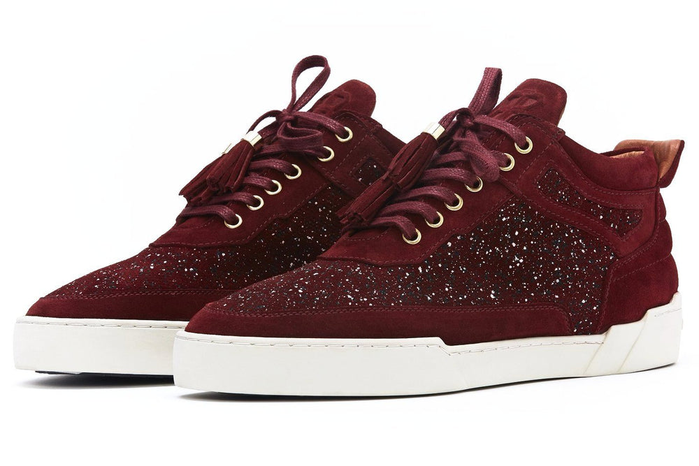 BNJ RAPHAEL Low-Top ALL WHITE MATT CROCODILE - Benjamin Berner