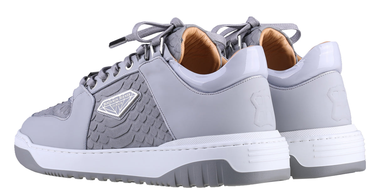 BNJ SIGMA Low-Top Ice Grey Python Cut- Matt Nappa – Benjamin Berner
